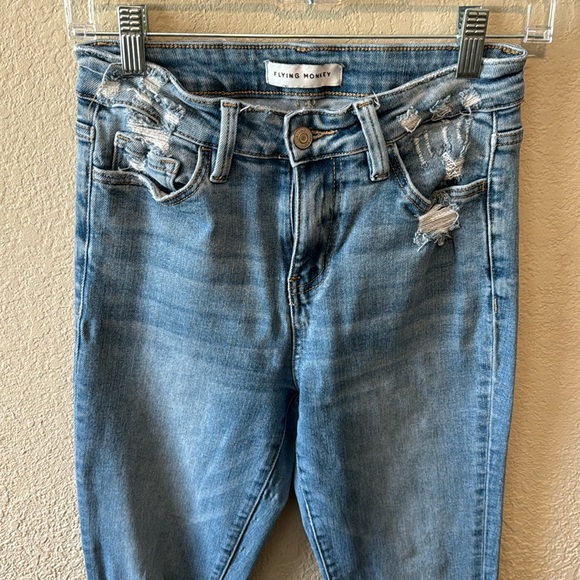 Flying Monkey | Jeans | Flying Monkey Size 27 Flare Distressed Jeans ...